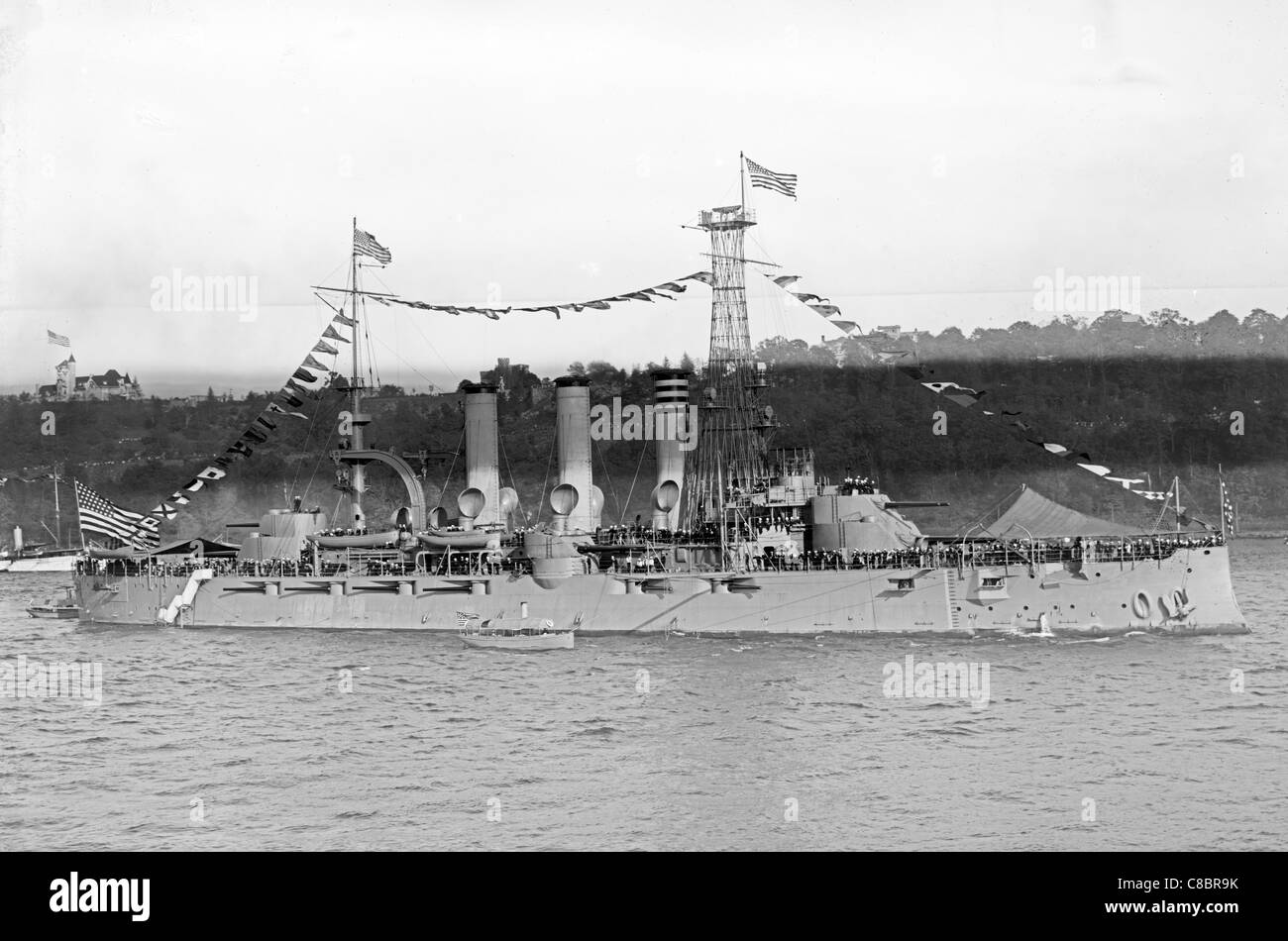 U.S. battleship Virginia Stock Photo - Alamy
