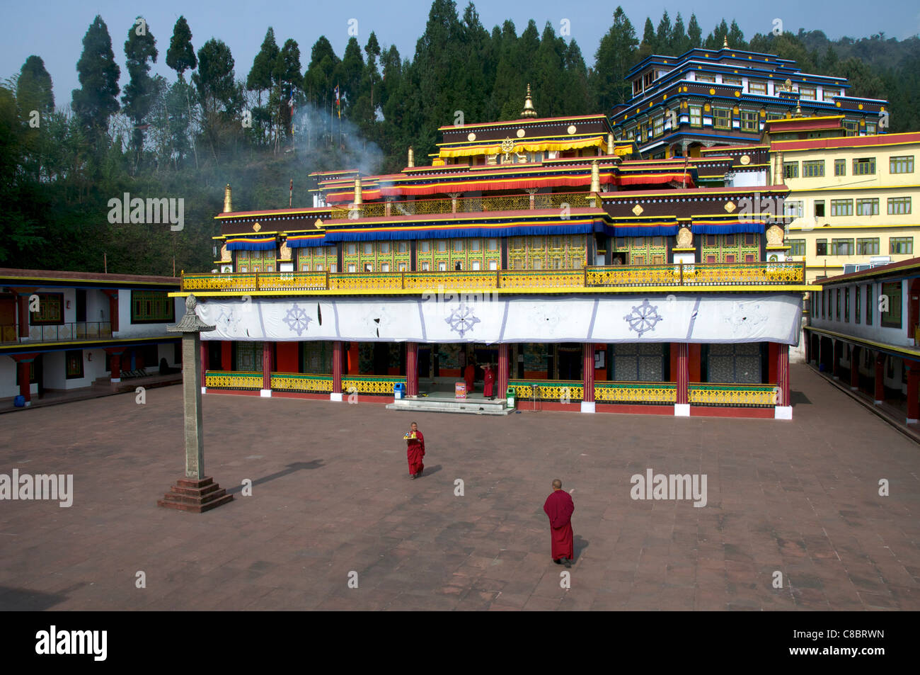 Rumtek monastery hi-res stock photography and images - Alamy