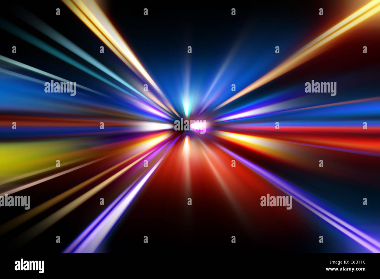 abstract night acceleration speed motion Stock Photo - Alamy