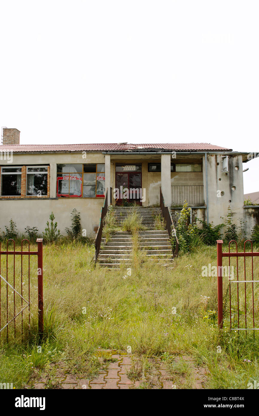 Deteriorating building in Krzywda village (Lukow County), Poland Stock ...