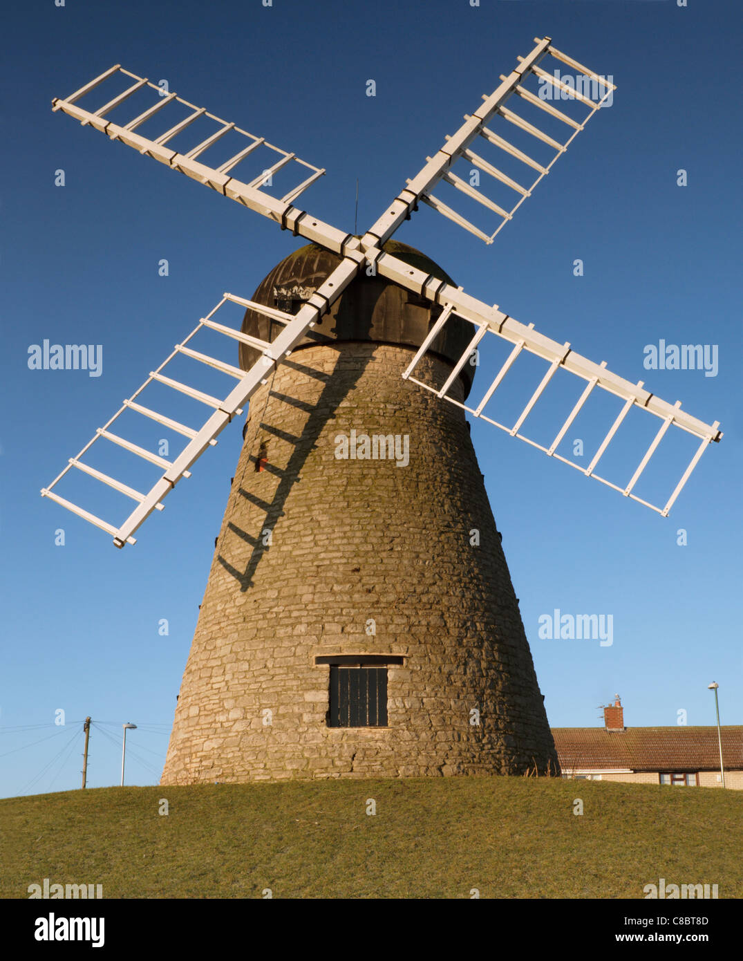 Photograph of a windmill, a traditional form of renewable energy Stock ...