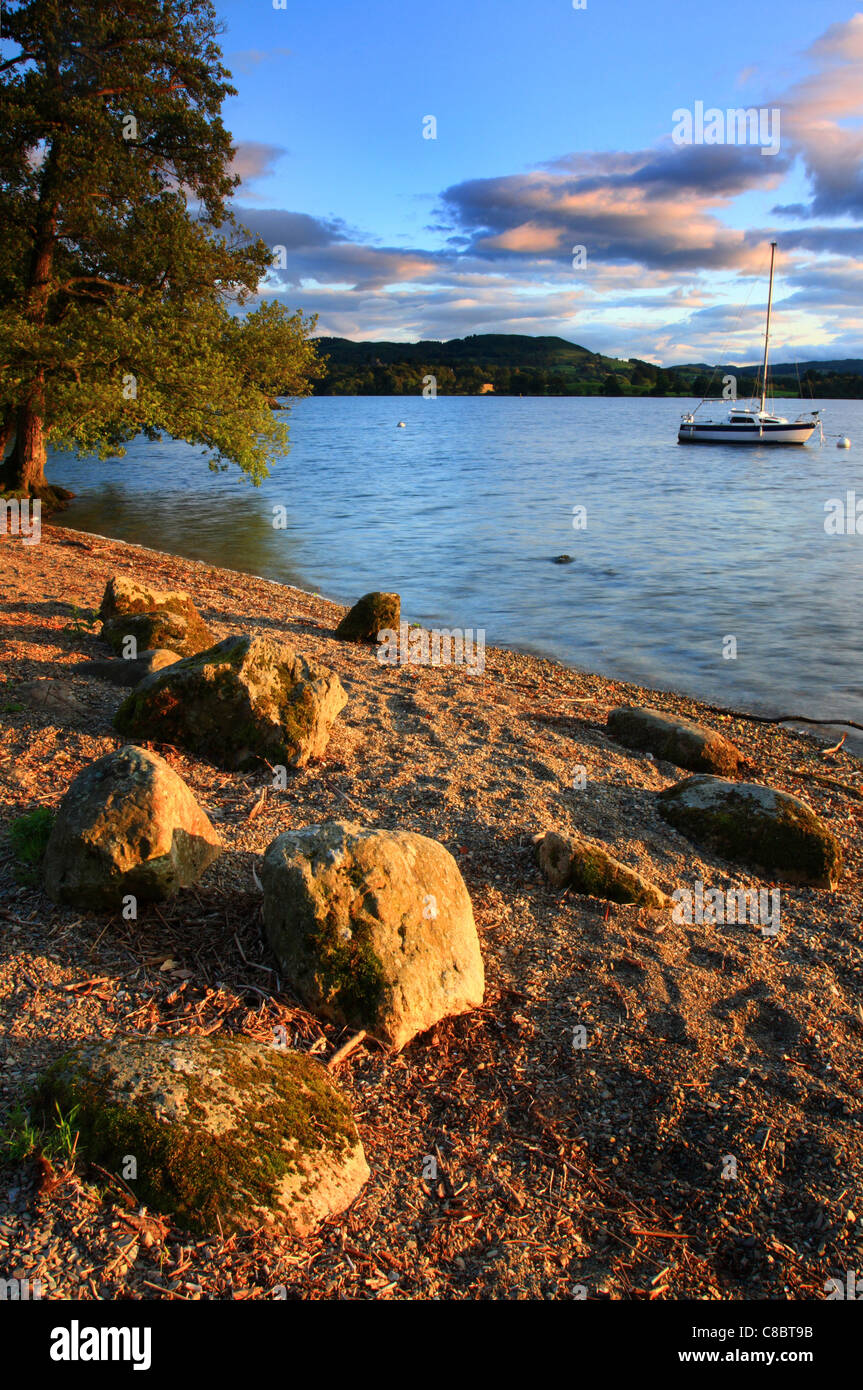 Lake Windermere, Waterhead, Lake District National Park, Cumbria ...
