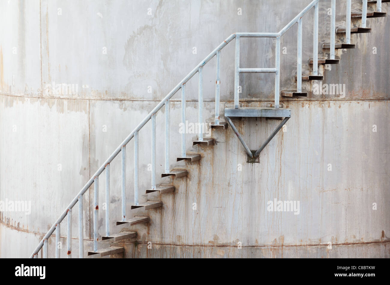 Oil storage tanks with stairs hi-res stock photography and images - Alamy