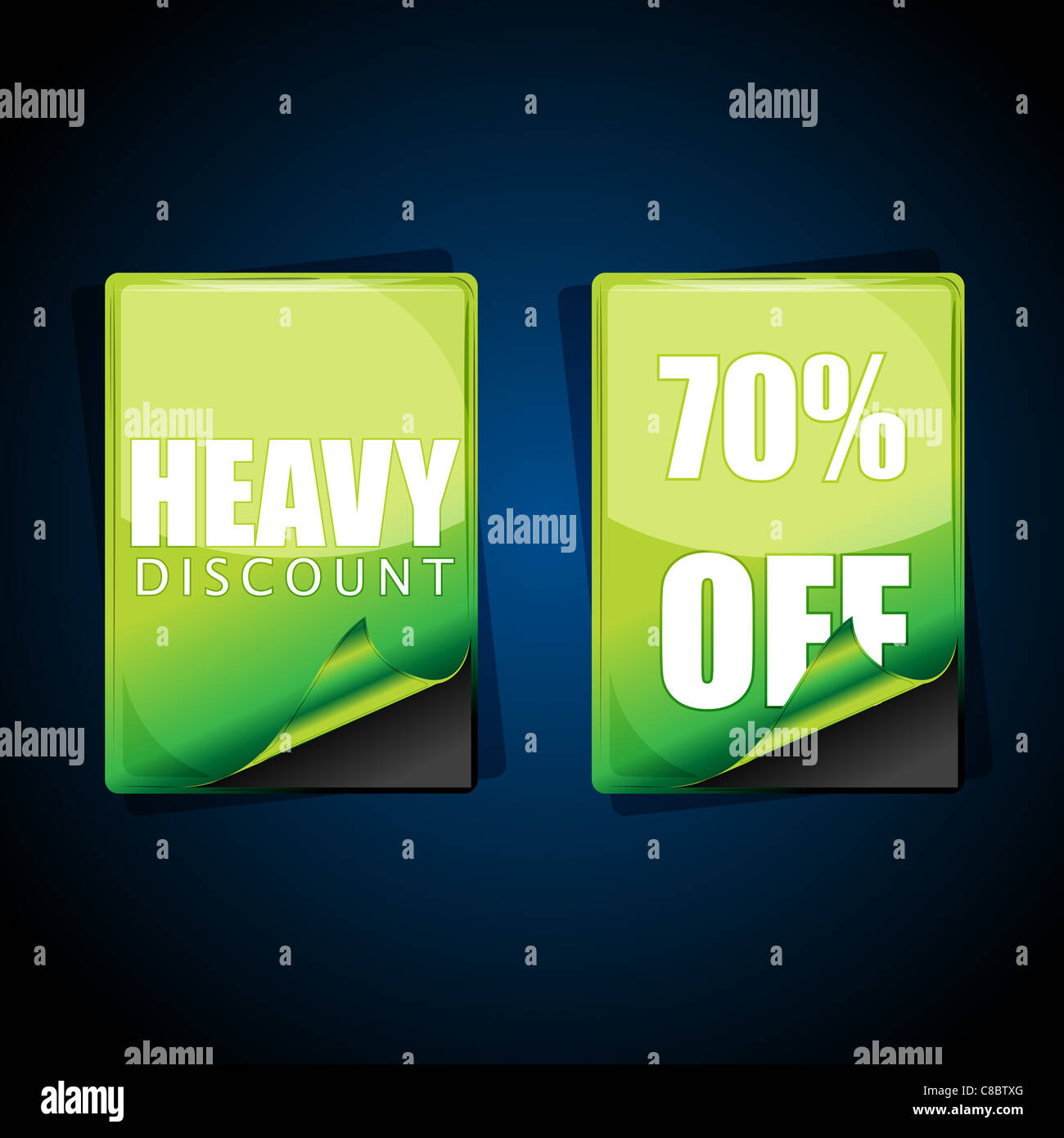 illustration of discount tags Stock Photo - Alamy