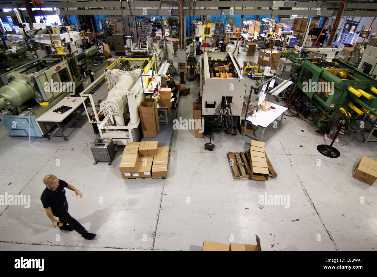 A plastics molding injection plant in Hudson, Colorado, USA Stock Photo ...