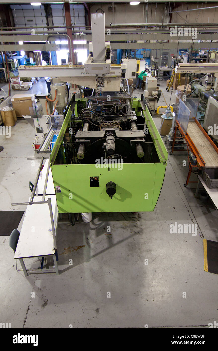 A plastics molding injection plant in Hudson, Colorado, USA Stock Photo ...