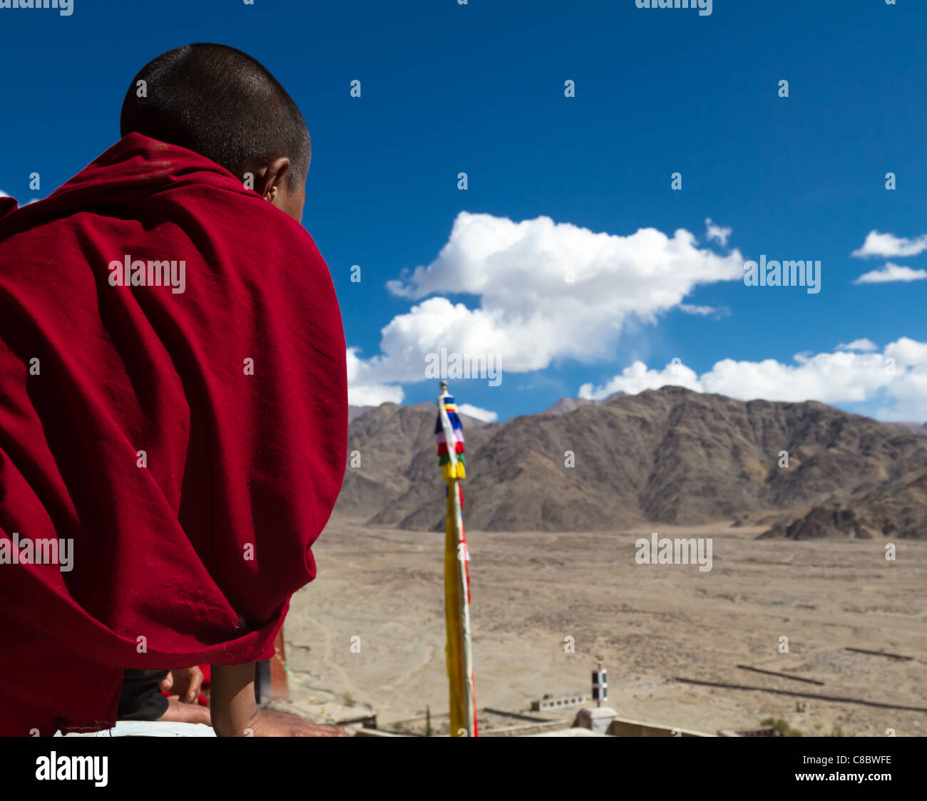 Indian buddhist monk hi-res stock photography and images - Alamy