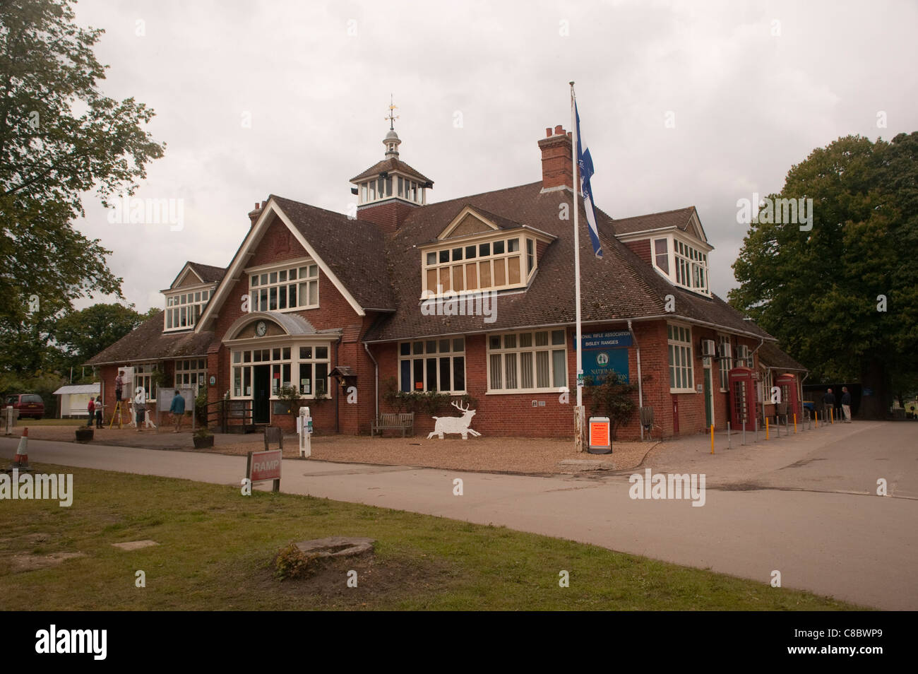 Image of the main NRA offices at the target shooting Mecca, Bisley ...