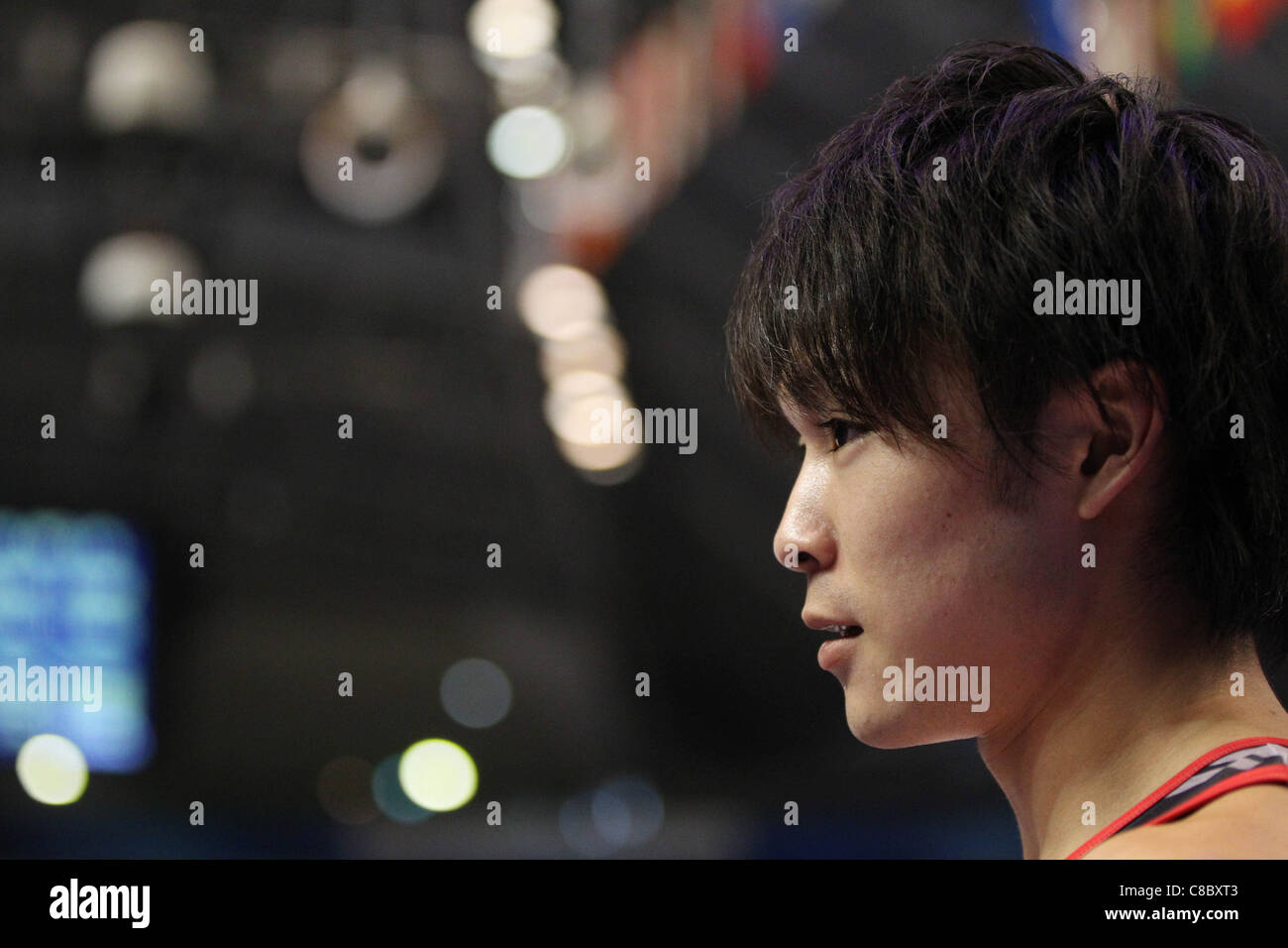 Kohei Uchimura (JPN) performs during the 2011 World Artistic Gymnastics ...