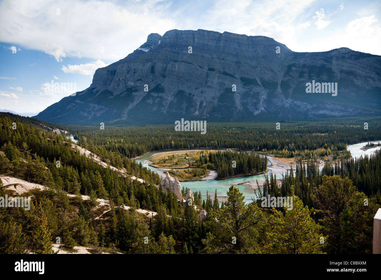 Tunnel Mountain Hoodoos. Banff National park. Alberta. Canada, Oct ...