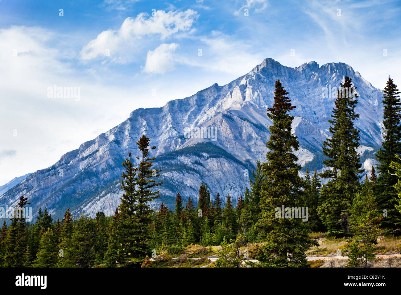 Cascade Mountain. Banff National park. Alberta. Canada, Oct. 2011 Stock Photo - Alamy