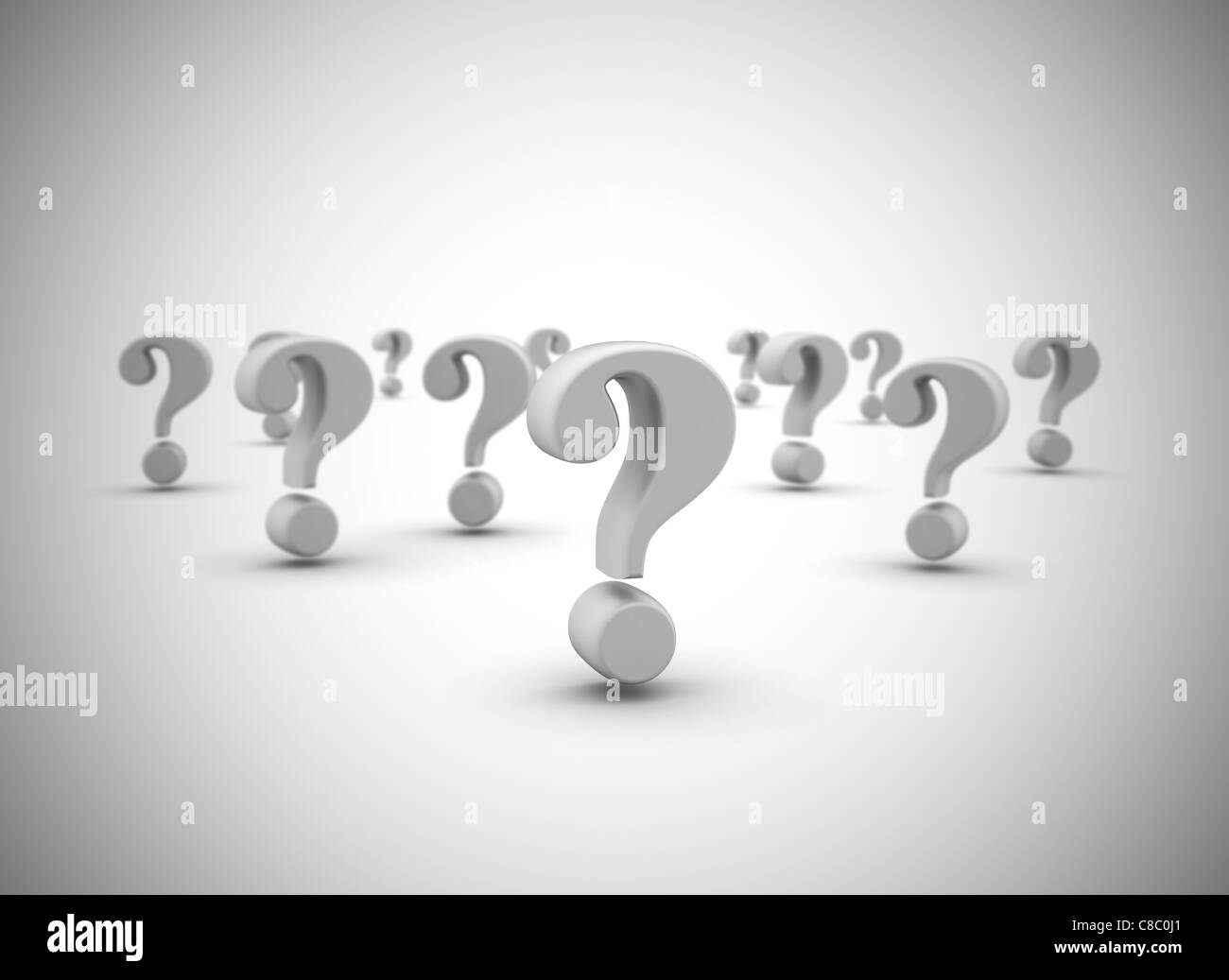 Question marks illustration Stock Photo - Alamy