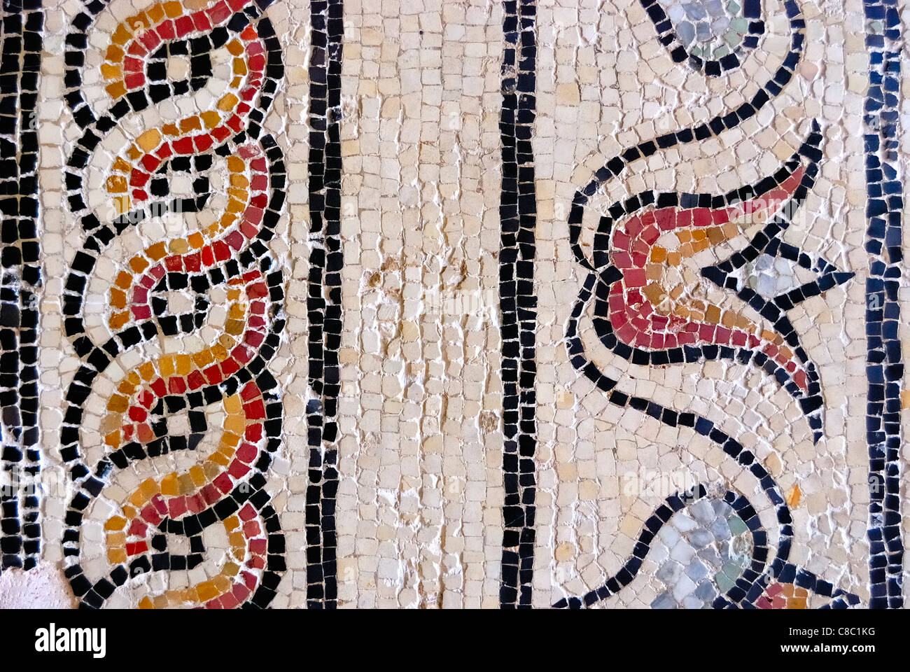 Ancient roman mosaic background hi-res stock photography and images - Alamy