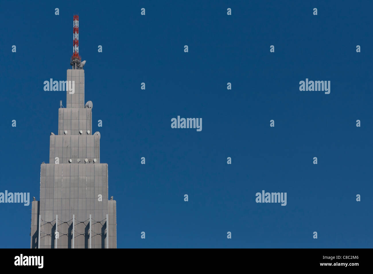 The distinctive Docomo telecommunications Tower in Shinjuku, Tokyo ...
