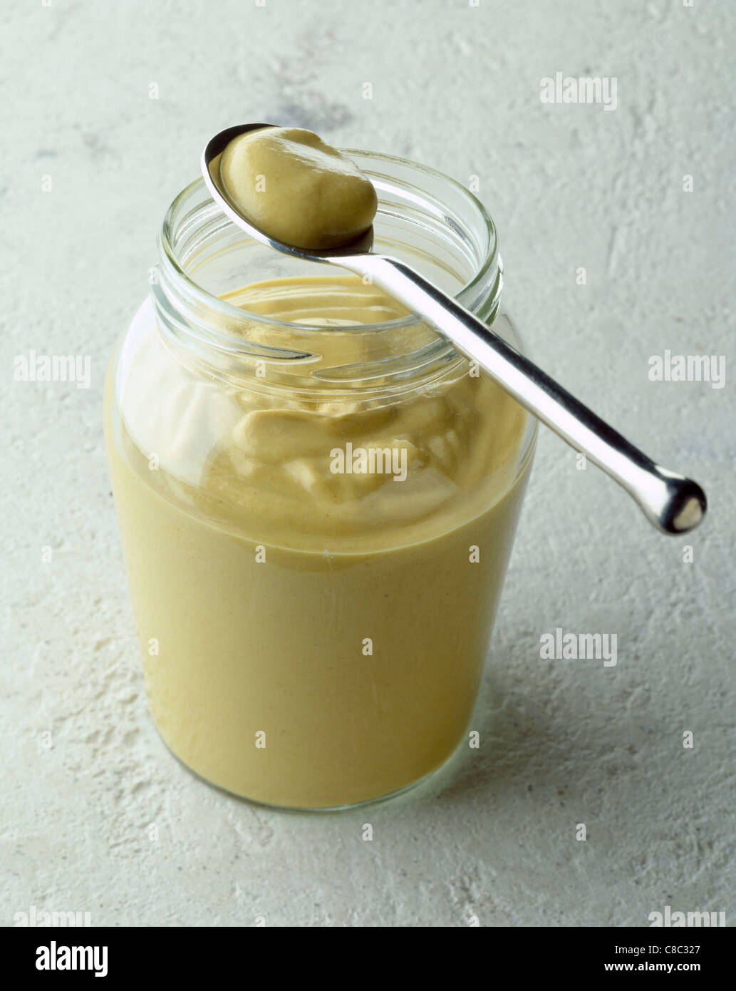 jar of Dijon mustard Stock Photo - Alamy