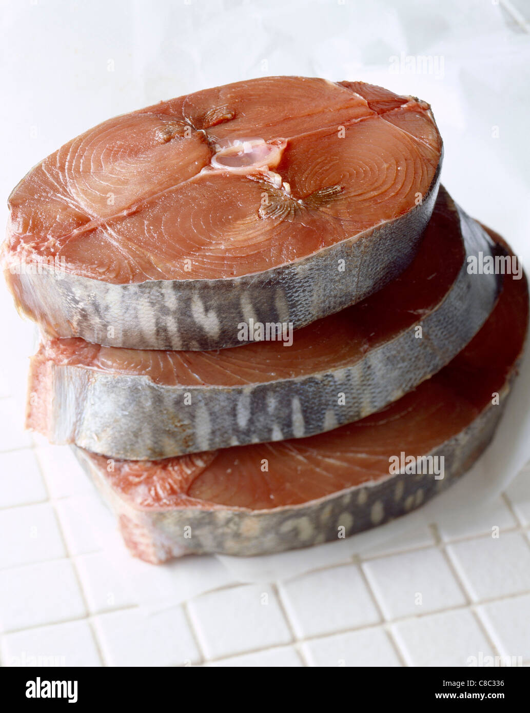 slices of tuna Stock Photo - Alamy