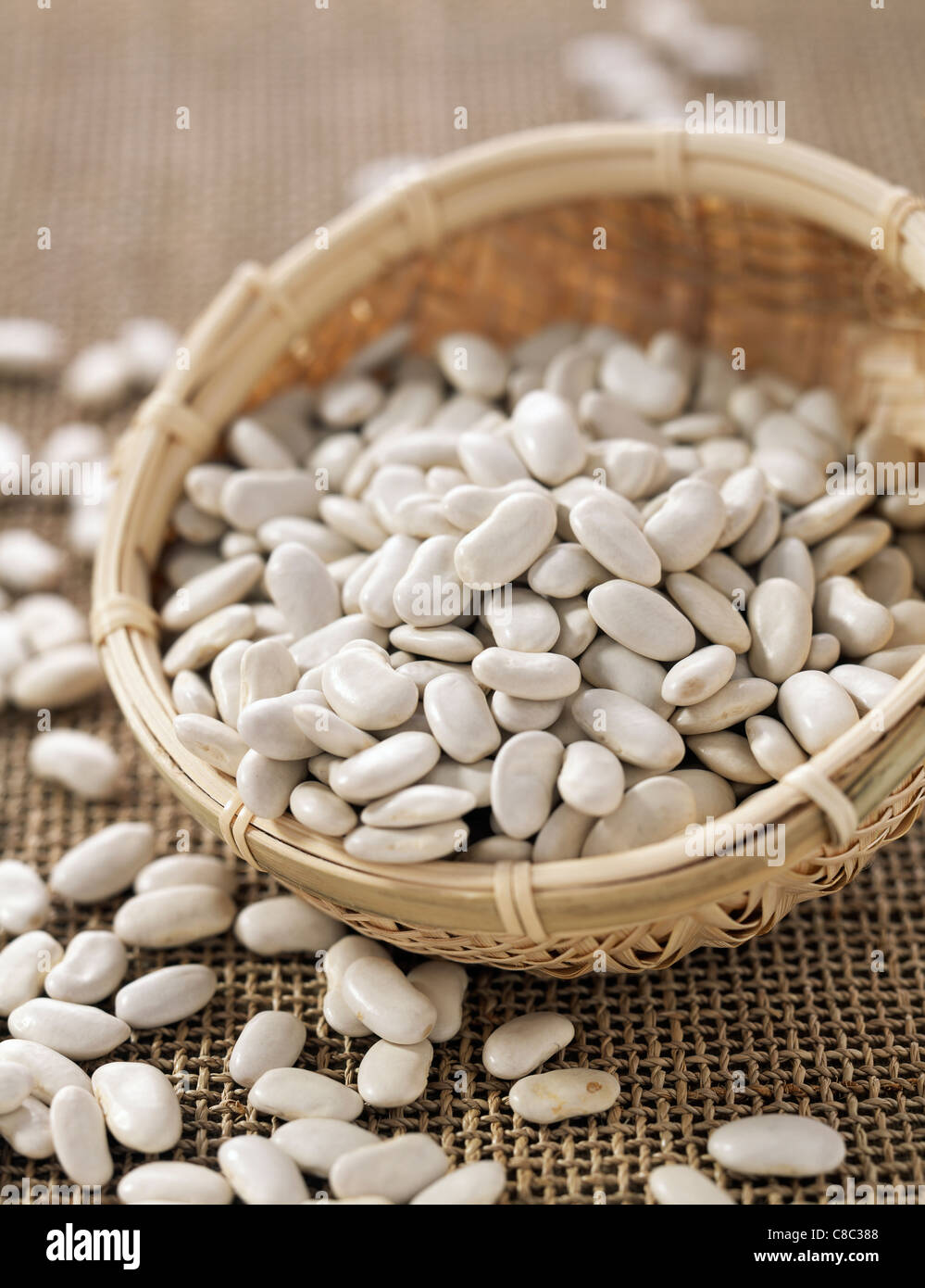 tarbais white beans Stock Photo - Alamy
