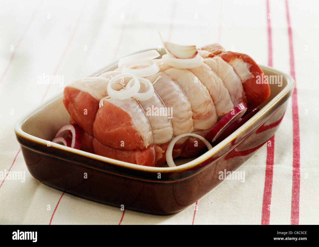 roast beef ready to cook Stock Photo - Alamy