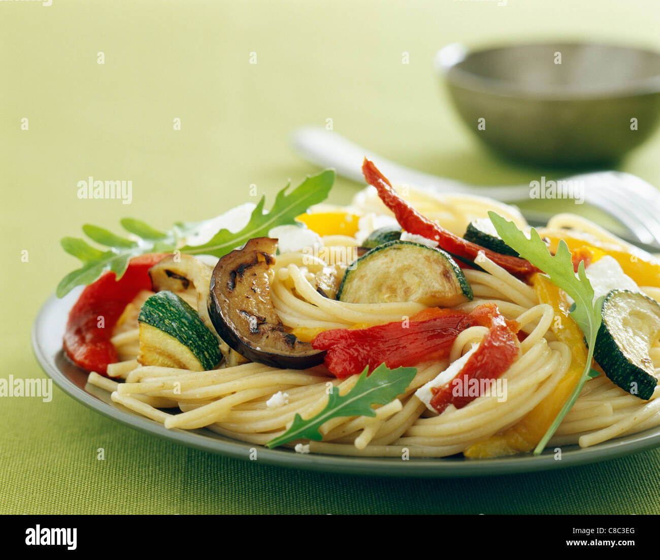 Greek style spaghetti hi-res stock photography and images - Alamy