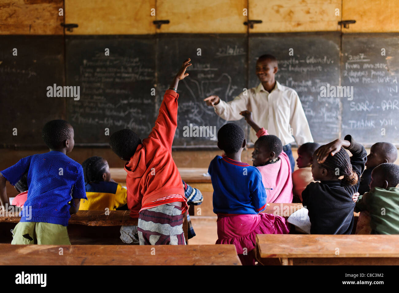 Kenya school classroom students hi-res stock photography and images - Alamy