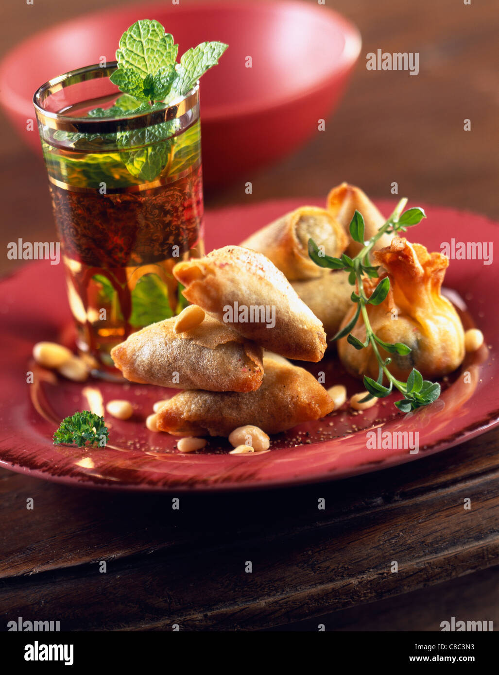 assorted fried Chinese bites Stock Photo - Alamy