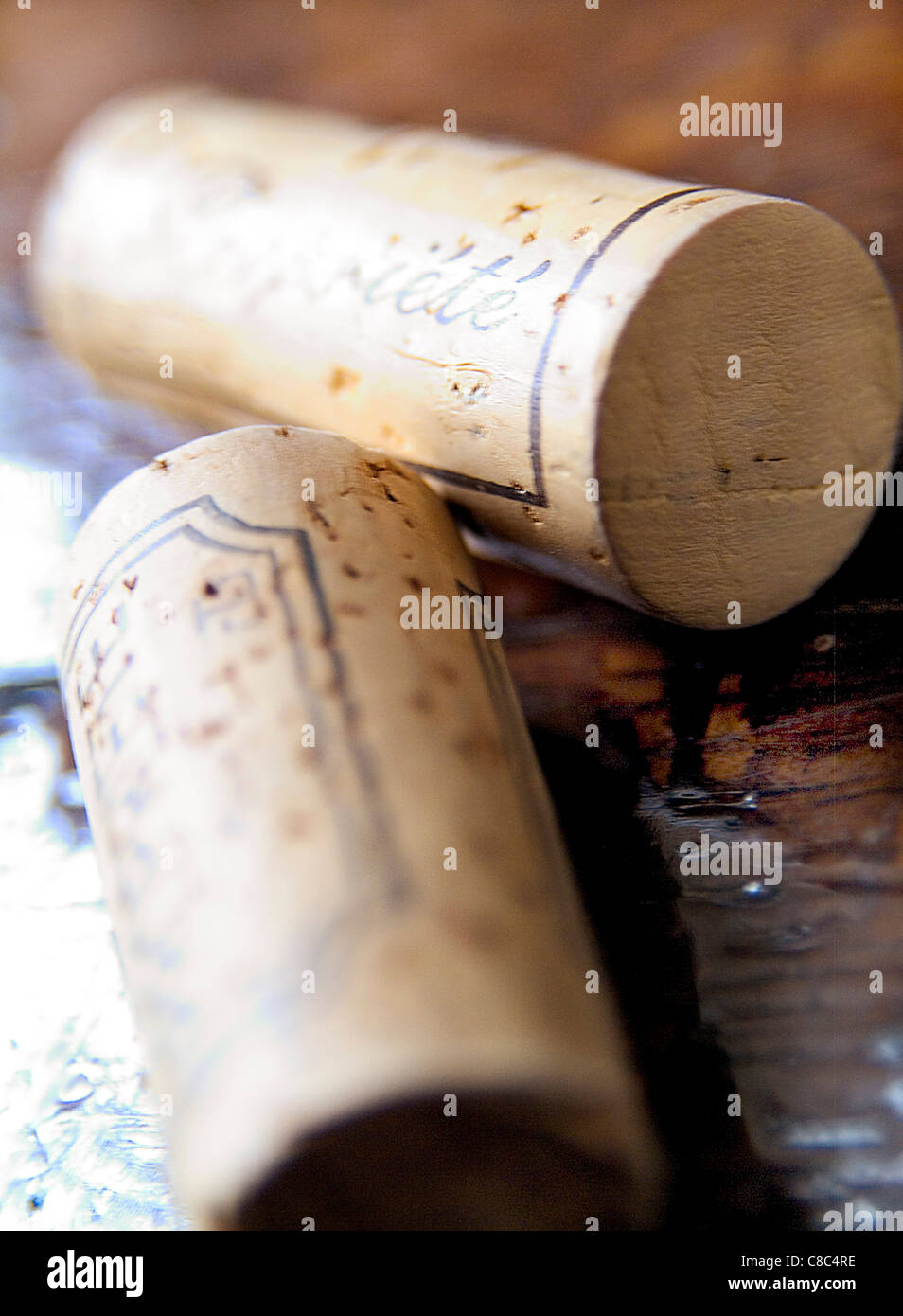 Corks with writing hi-res stock photography and images - Alamy