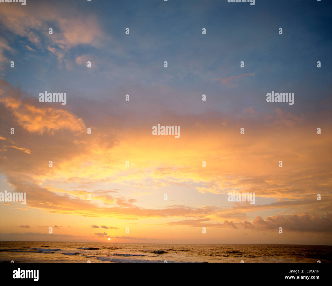 Sunrise / Dawn with Clouds, Maldive Islands Stock Photo - Alamy