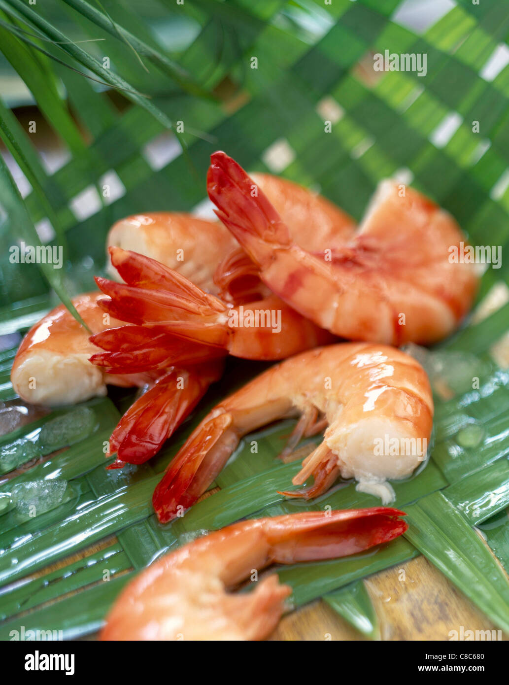 mediterranean prawn tails Stock Photo - Alamy