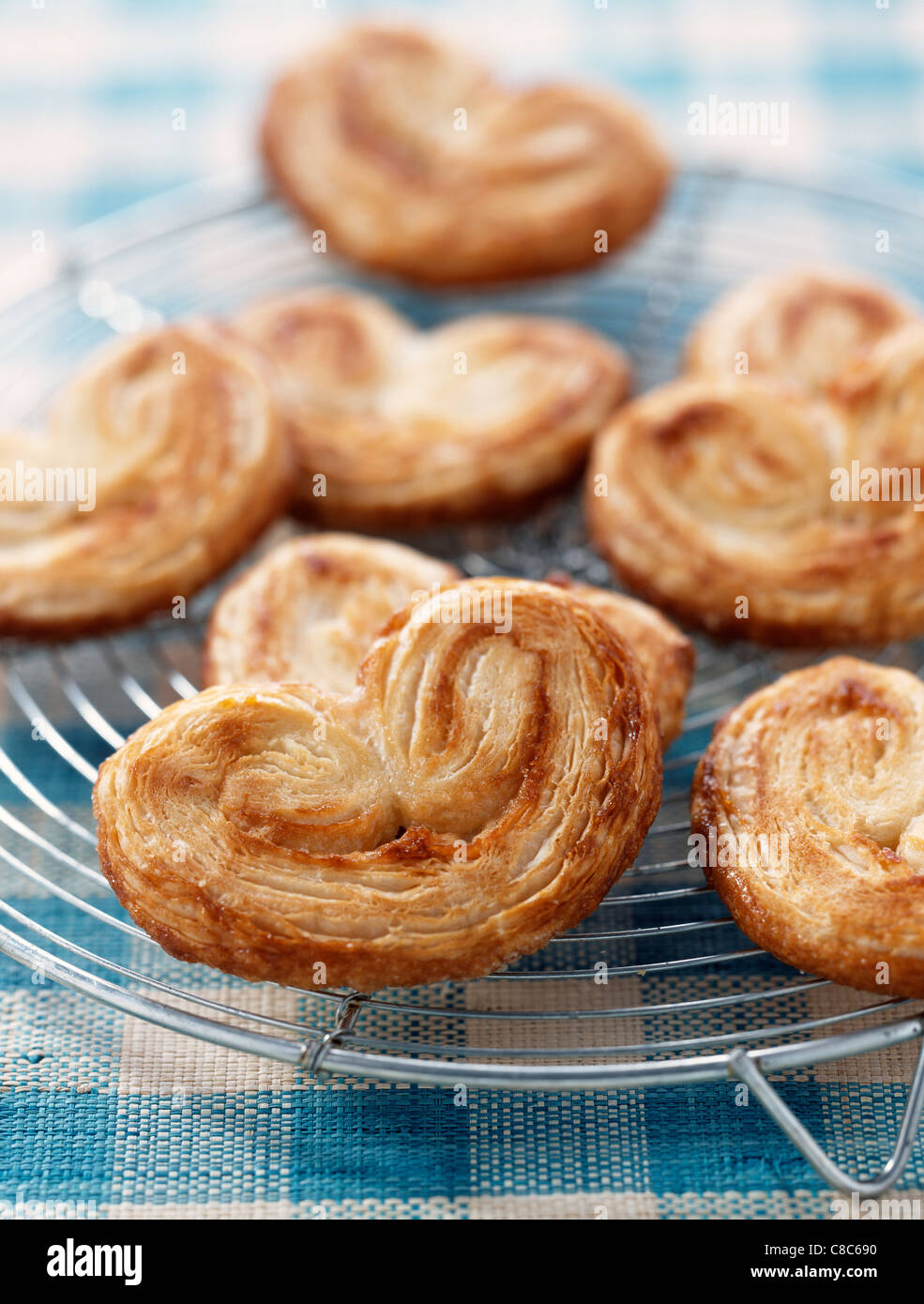 palmier sweet pastry Stock Photo - Alamy