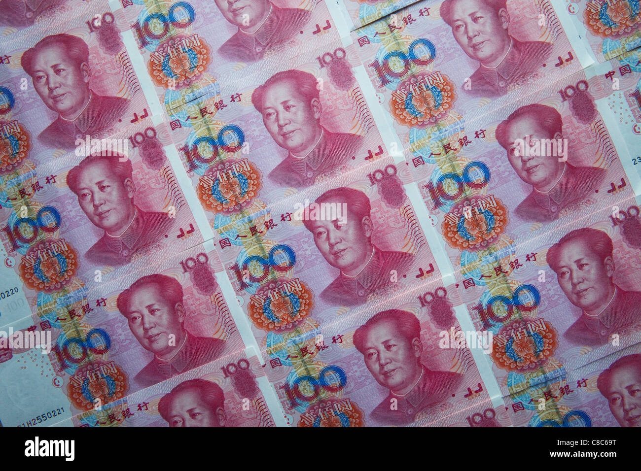 China, One Hundred Yuan Notes Stock Photo - Alamy