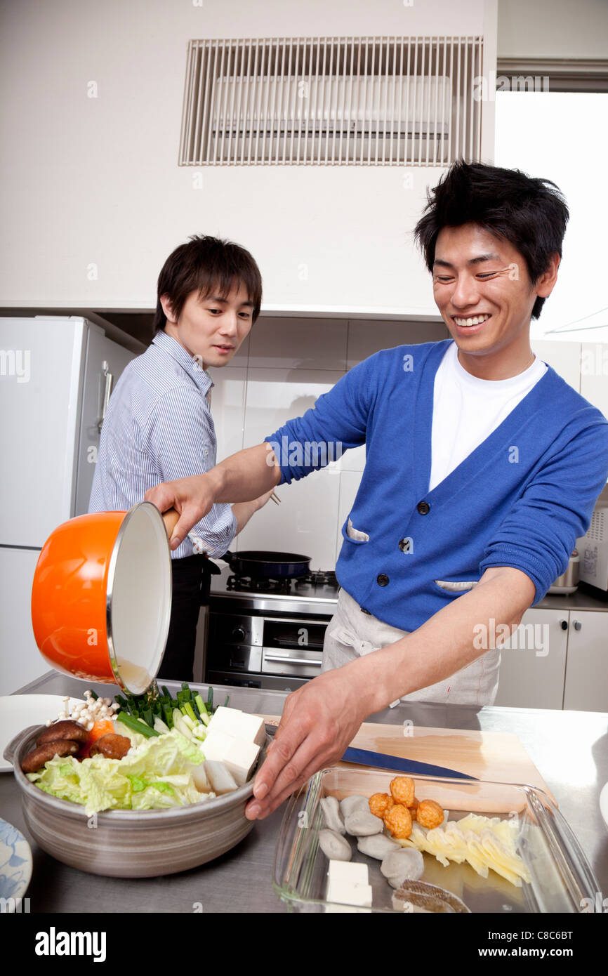 Cooking men hi-res stock photography and images - Alamy