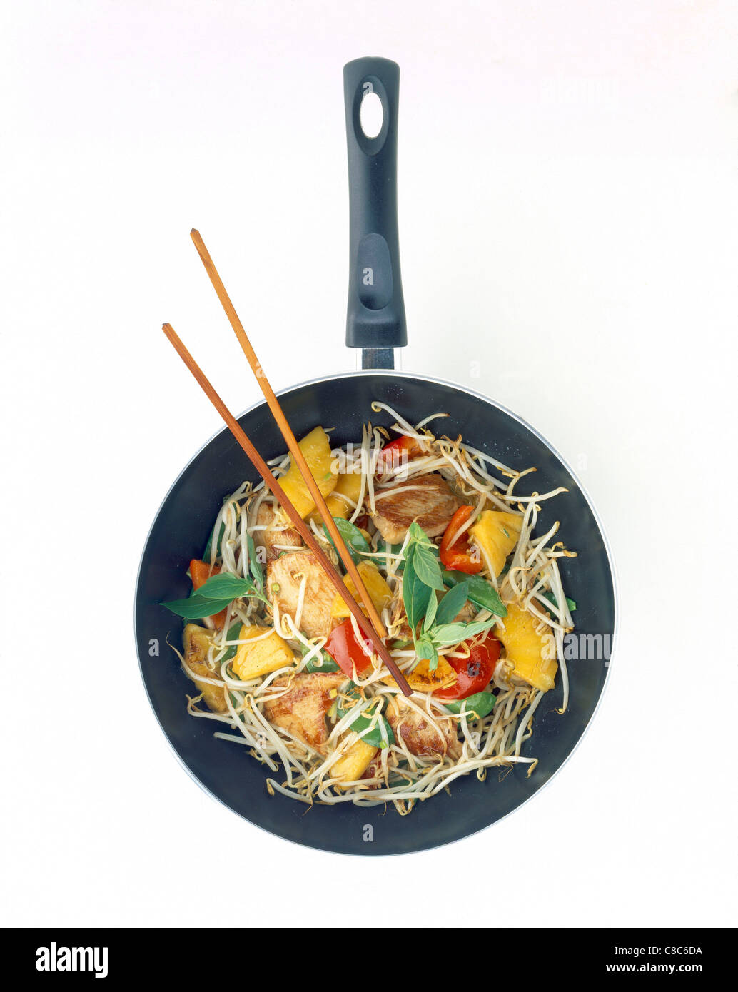 Wok of poultry Cut Out Stock Images & Pictures - Alamy