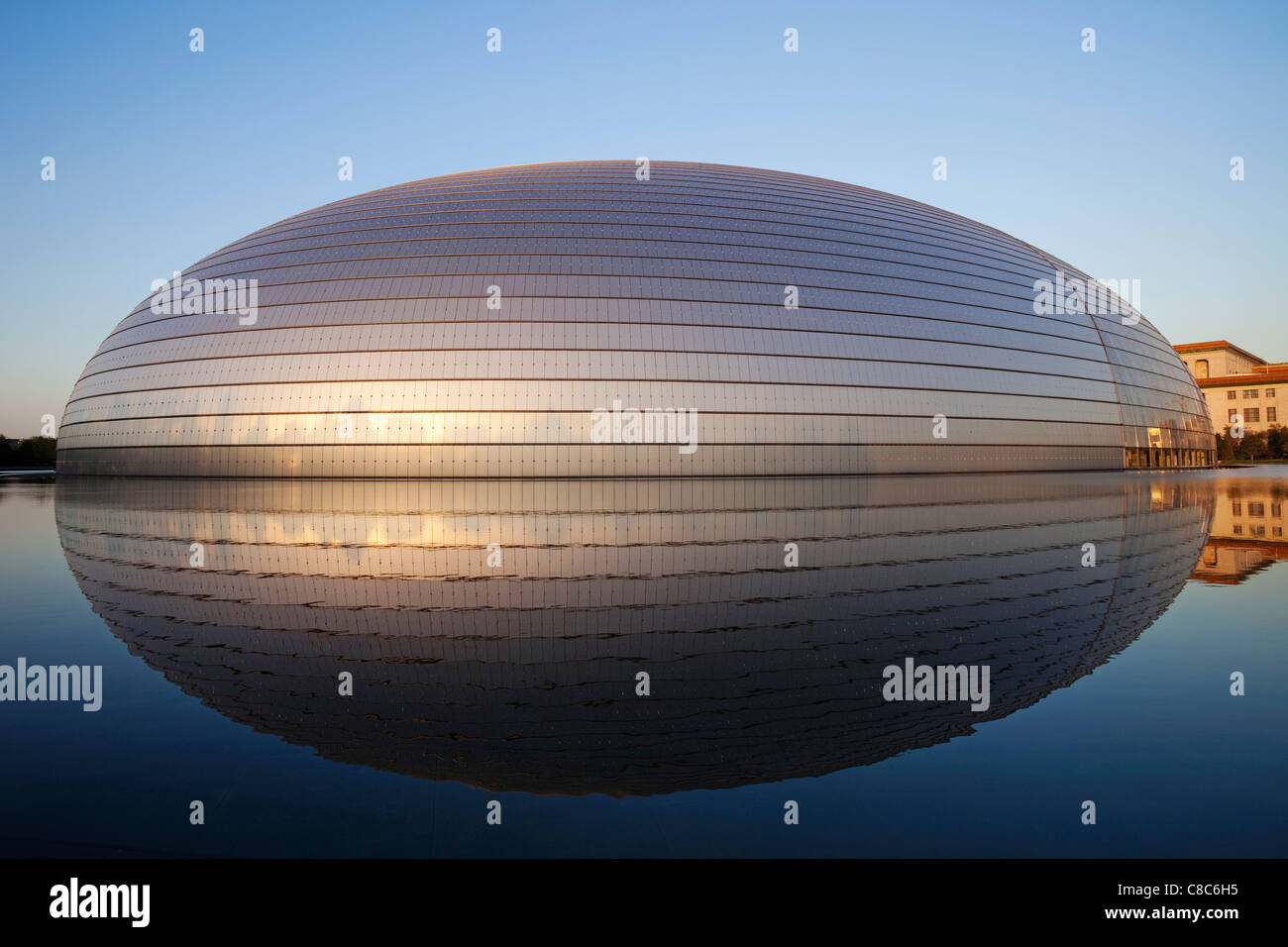 China, Beijing, Beijing Concert Hall by French Architect Paul Andreu ...