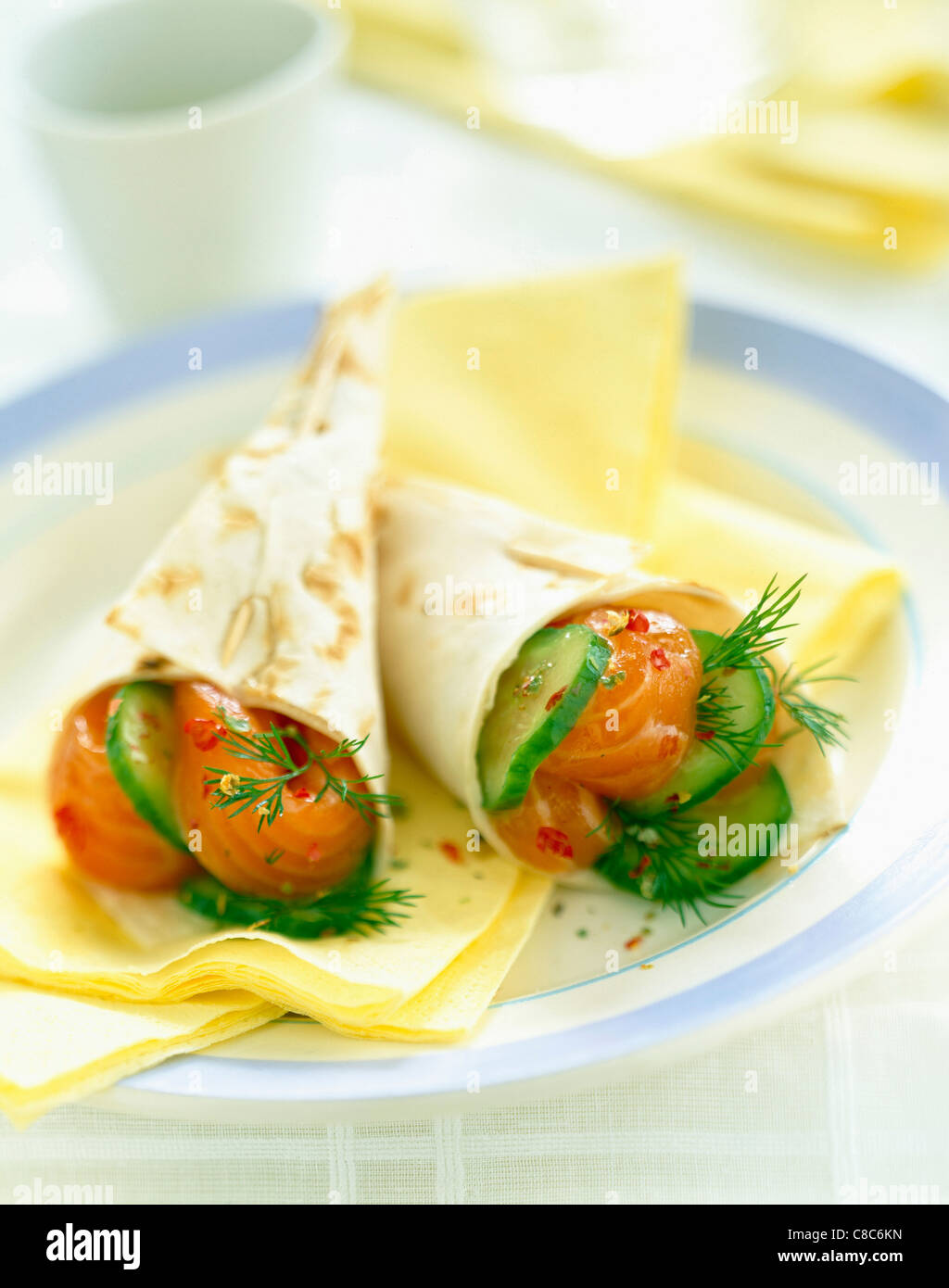 Fish Pitta Bread High Resolution Stock Photography and Images - Alamy