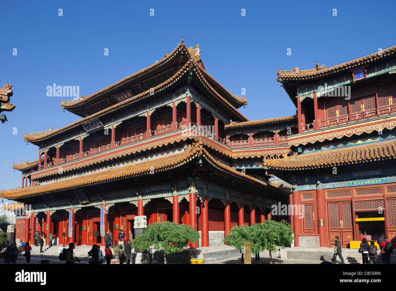 China, Beijing, Tibetan Lama Temple or Yonghe Gong Stock Photo - Alamy