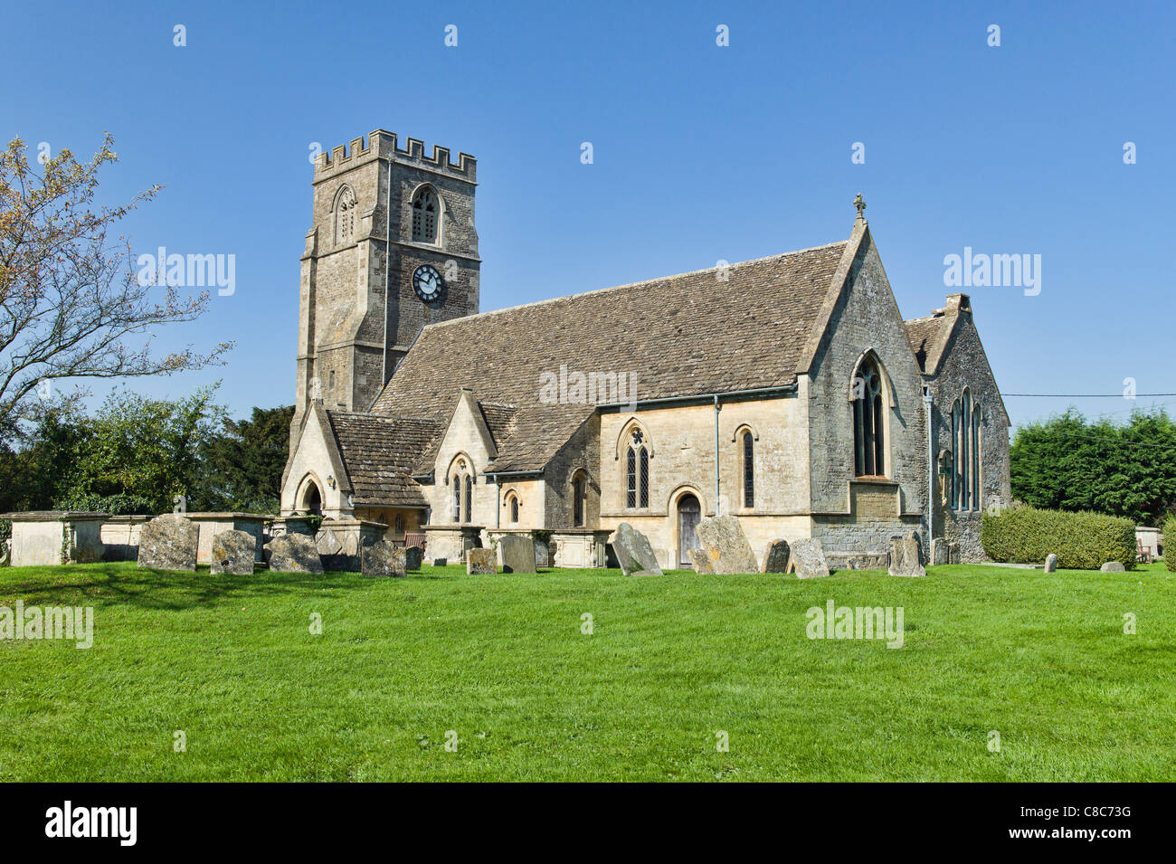 St Mary Magdalene church in Hullavington Wiltshire UK Stock Photo - Alamy
