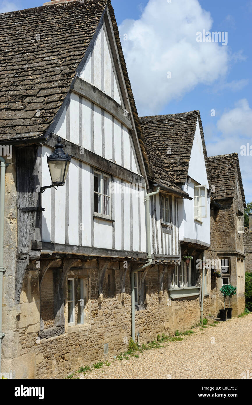 Church Street Lacock near Chippenham Wiltshire UK National Trust ...