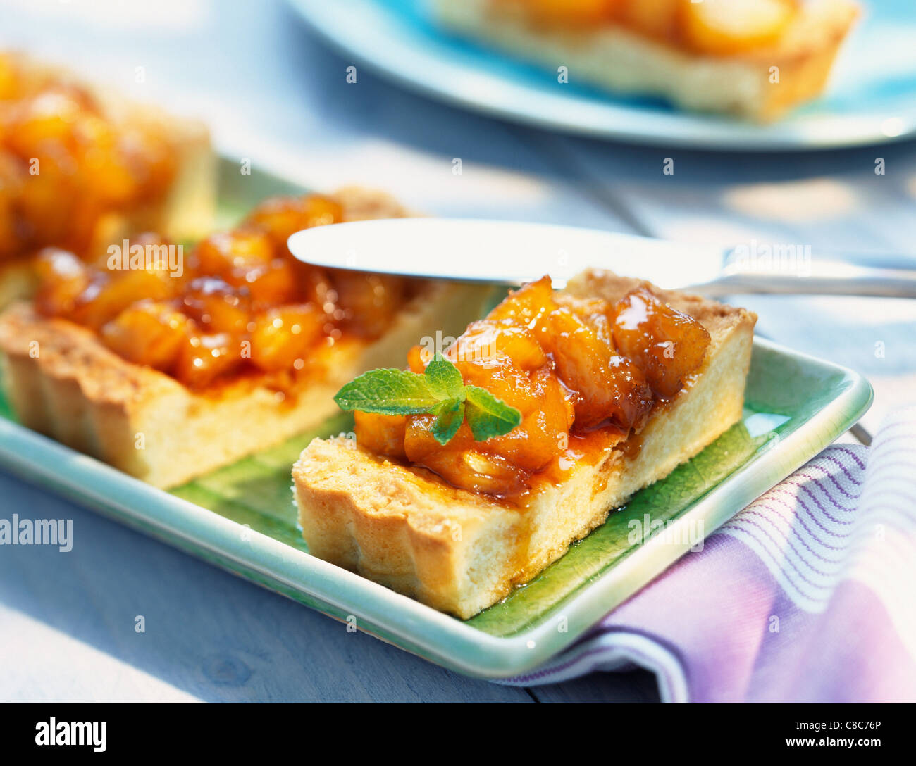 moist Caribbean tart Stock Photo - Alamy