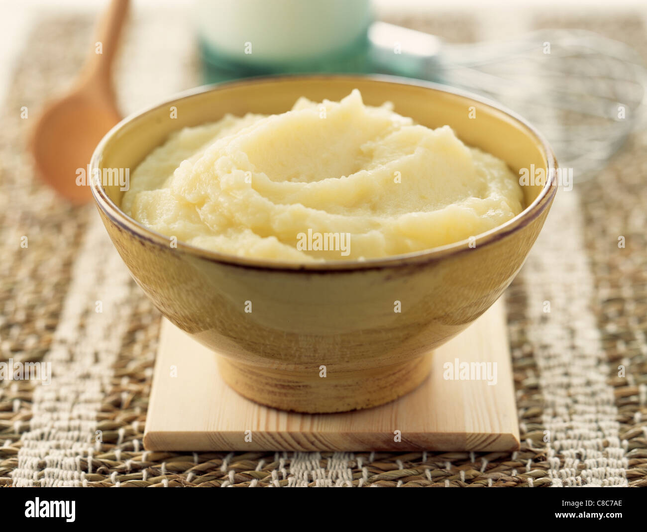 Potato puree Robuchon style Stock Photo - Alamy