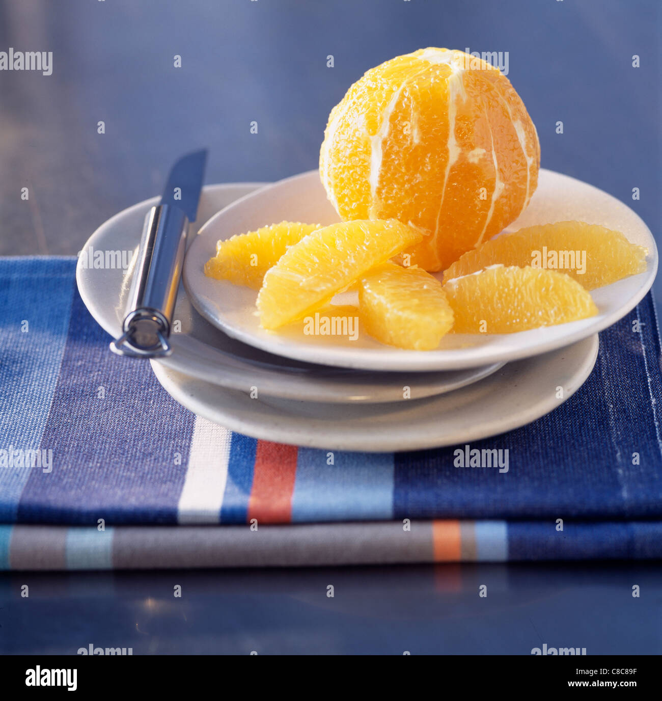 peeled orange segments Stock Photo - Alamy