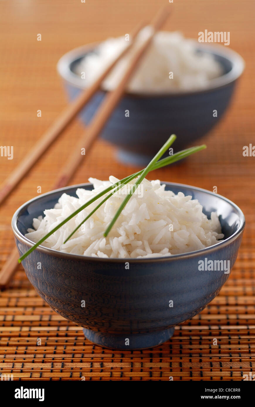 Bowls of rice Stock Photo - Alamy