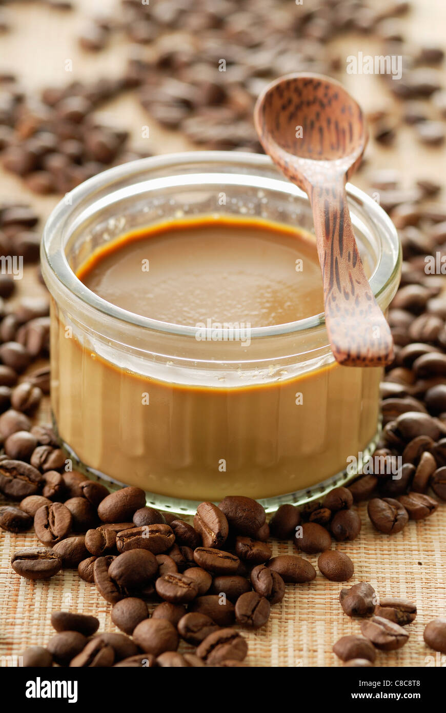 Coffee cream dessert Stock Photo - Alamy