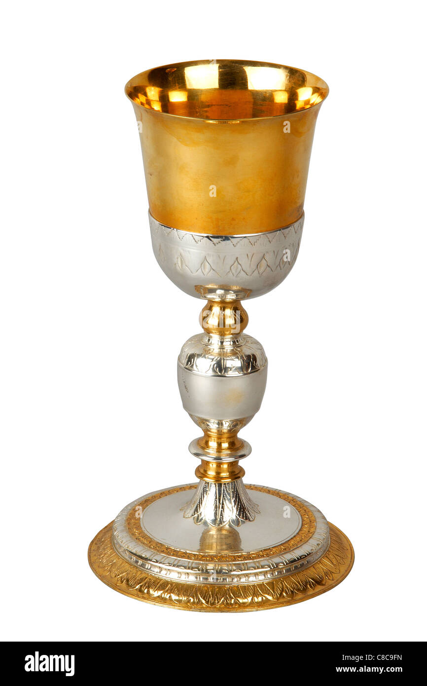 Gold chalice Cut Out Stock Images & Pictures - Alamy