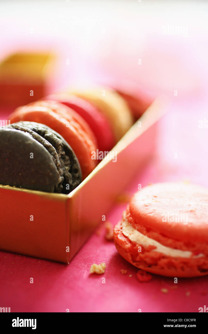 box of macaroons Stock Photo - Alamy