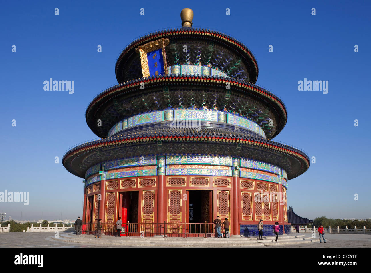 China, Beijing, Temple of Heaven or Tian tan, Hall of Prayer for Good ...