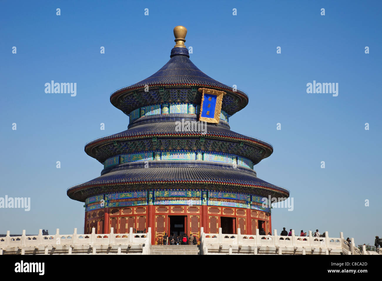 China, Beijing, Temple of Heaven or Tian tan, Hall of Prayer for Good ...