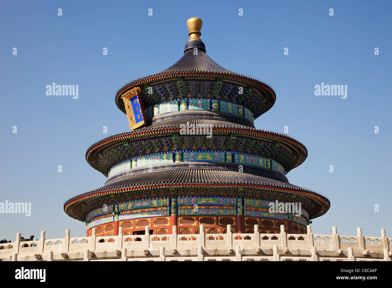 China, Beijing, Temple of Heaven or Tian tan, Hall of Prayer for Good ...
