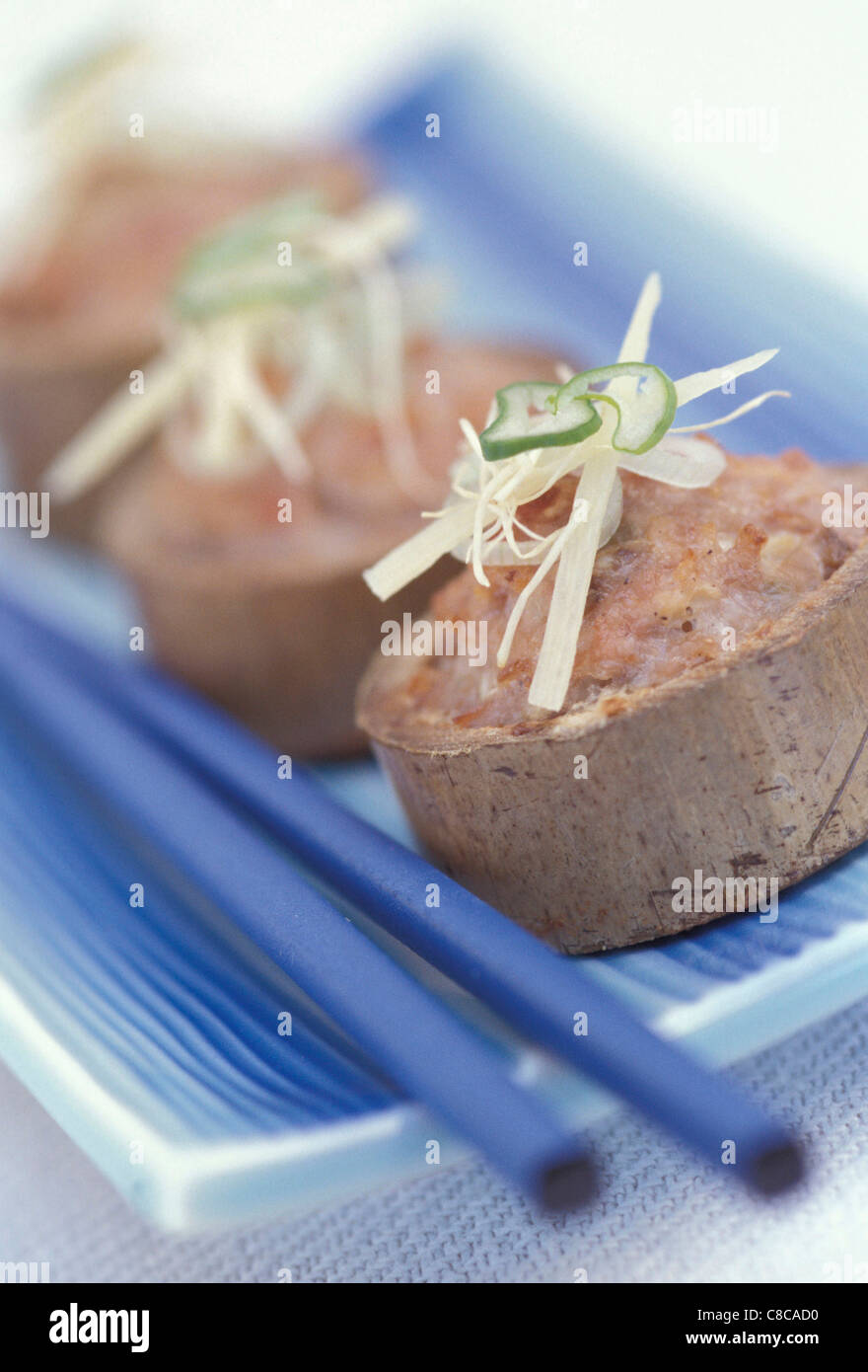 mini chinese meat patties Stock Photo - Alamy
