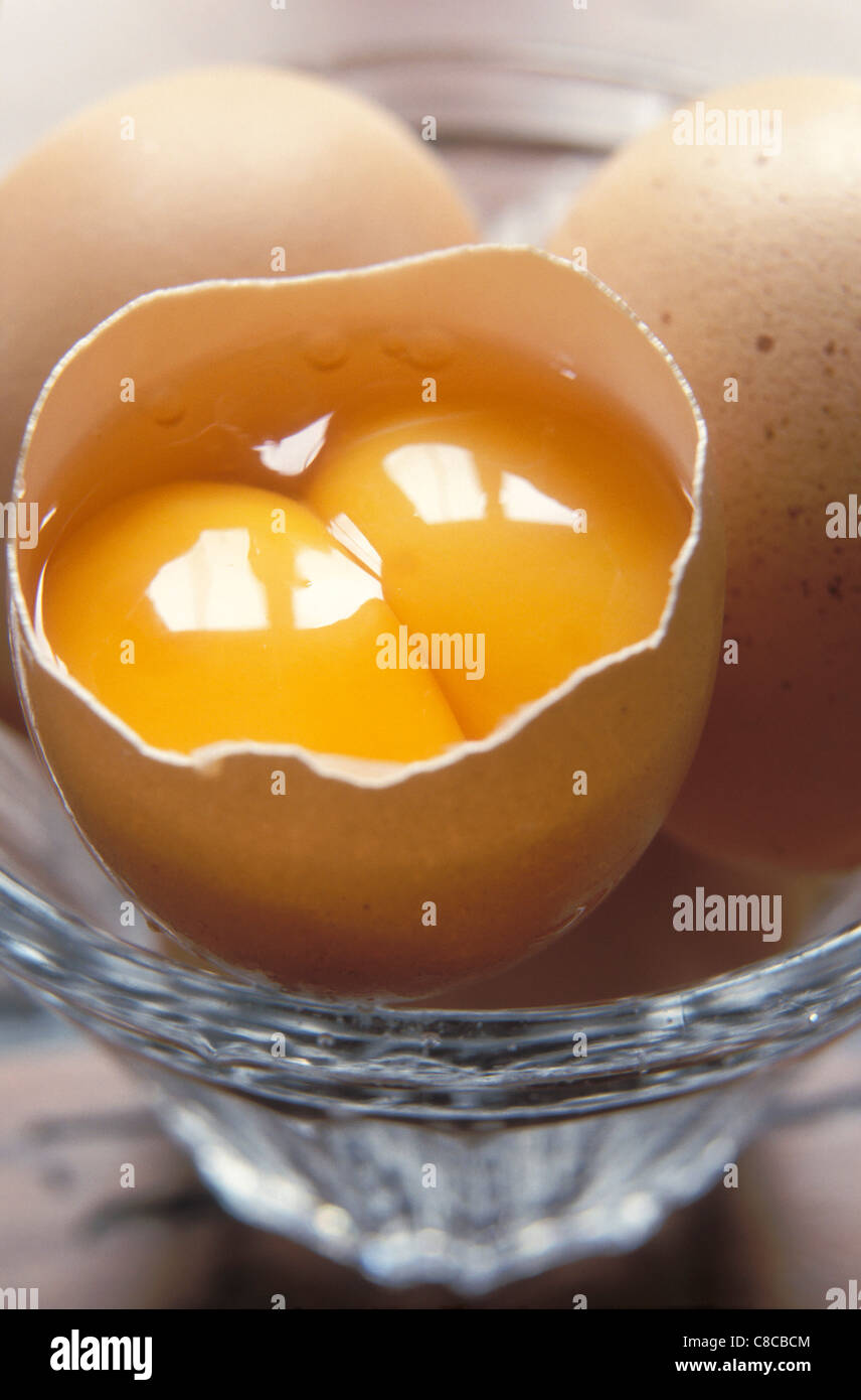 Egg yolks in shell Stock Photo - Alamy