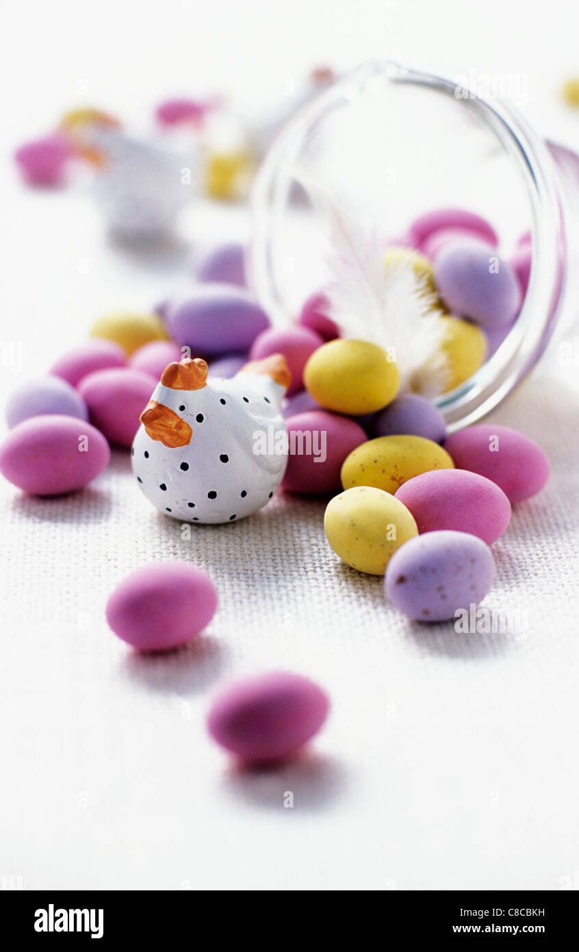 Mini Easter eggs Stock Photo - Alamy